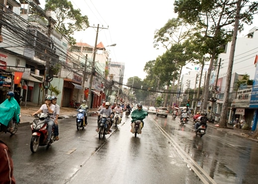 Rua de Pham Ngu Lao, Vietnã