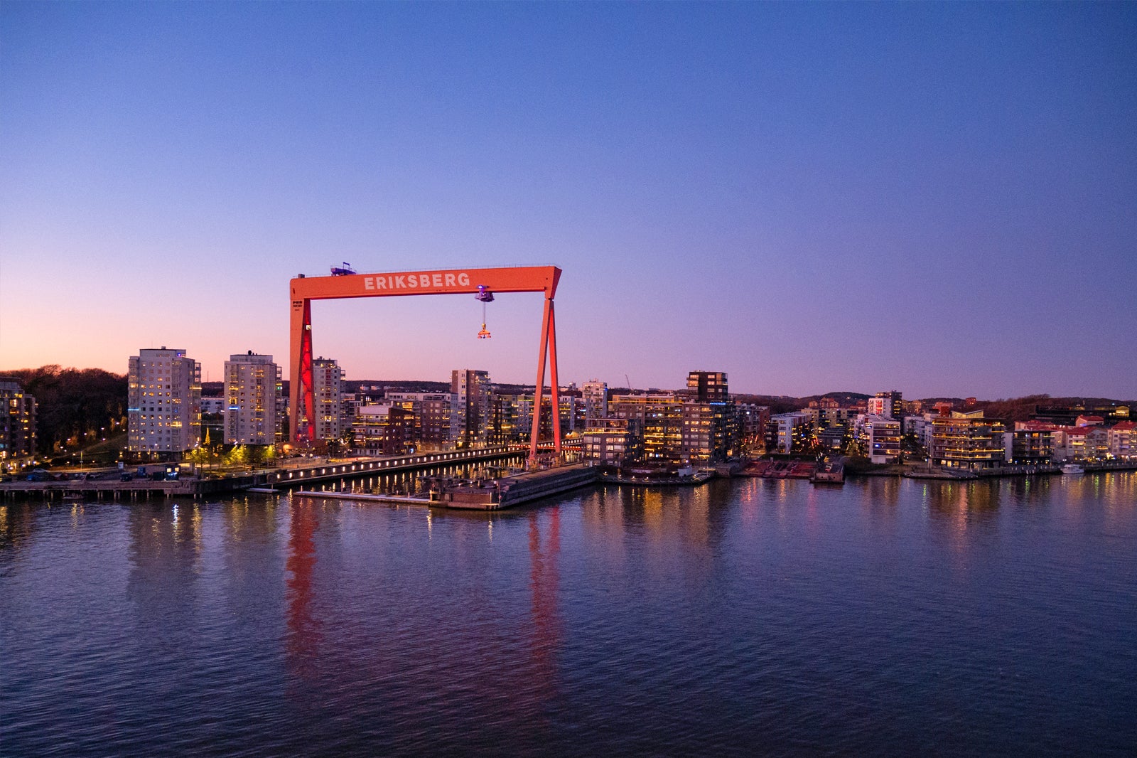 Eriksberg i Göteborg - Vatten, hamn, historia och natur samlat på ett ...