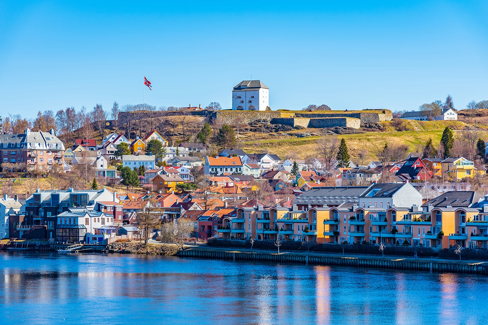 Kristiansten festning i Trondheim - Et imponerende festningsanlegg midt ...