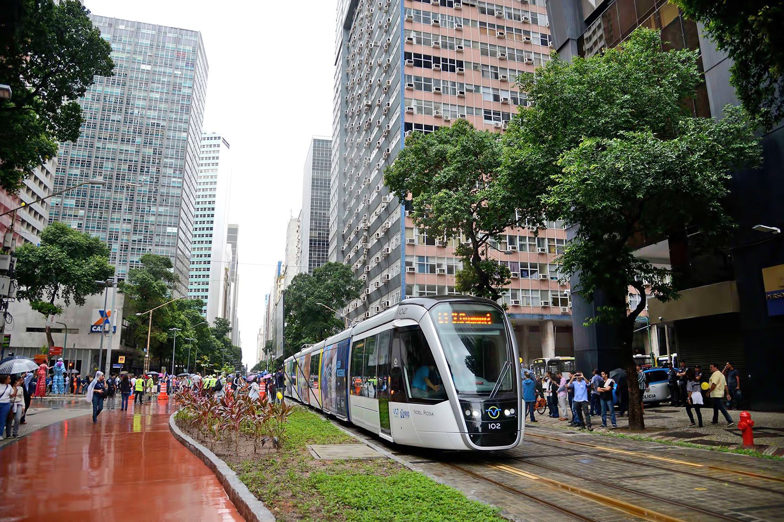 Avenida Rio Branco no Rio de Janeiro - Uma das principais vias no ...