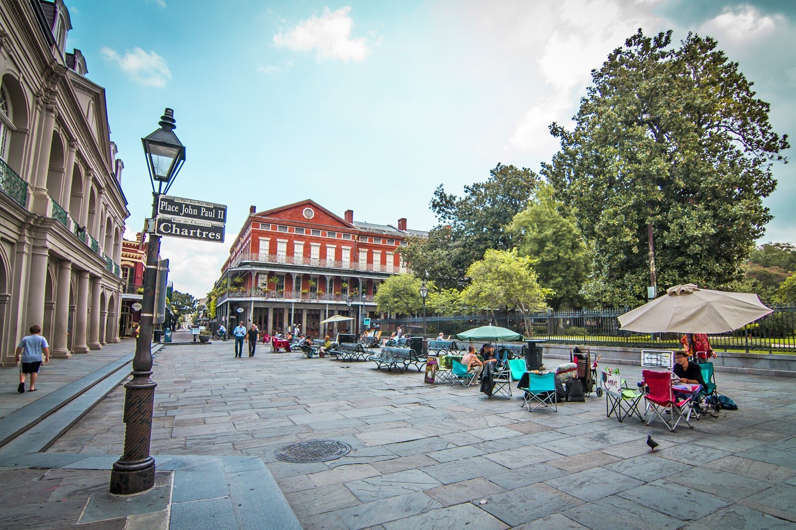 Jackson Square In New Orleans A Historic Park In The French Quarter Jackson Square In New Orleans A Historic Park In The French Quarter