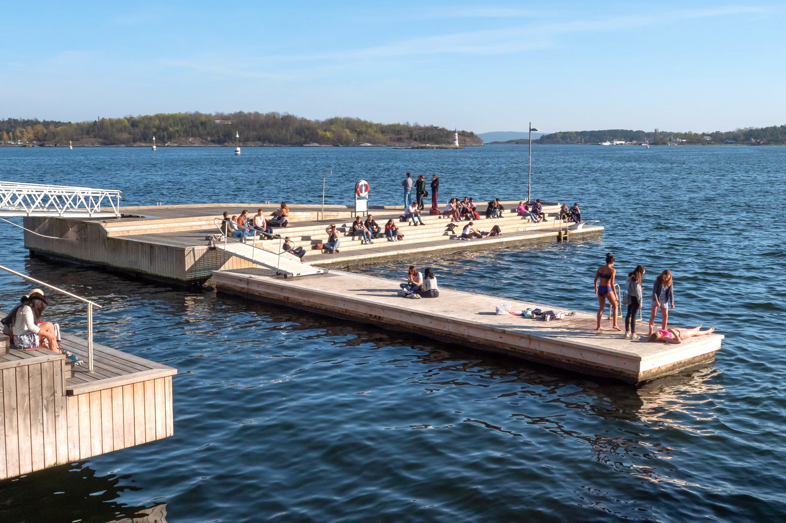 Tjuvholmen bystrand i Oslo - En intim og flott badeplass ytterst på ...